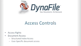 Access Controls Demo Video - DynaFile